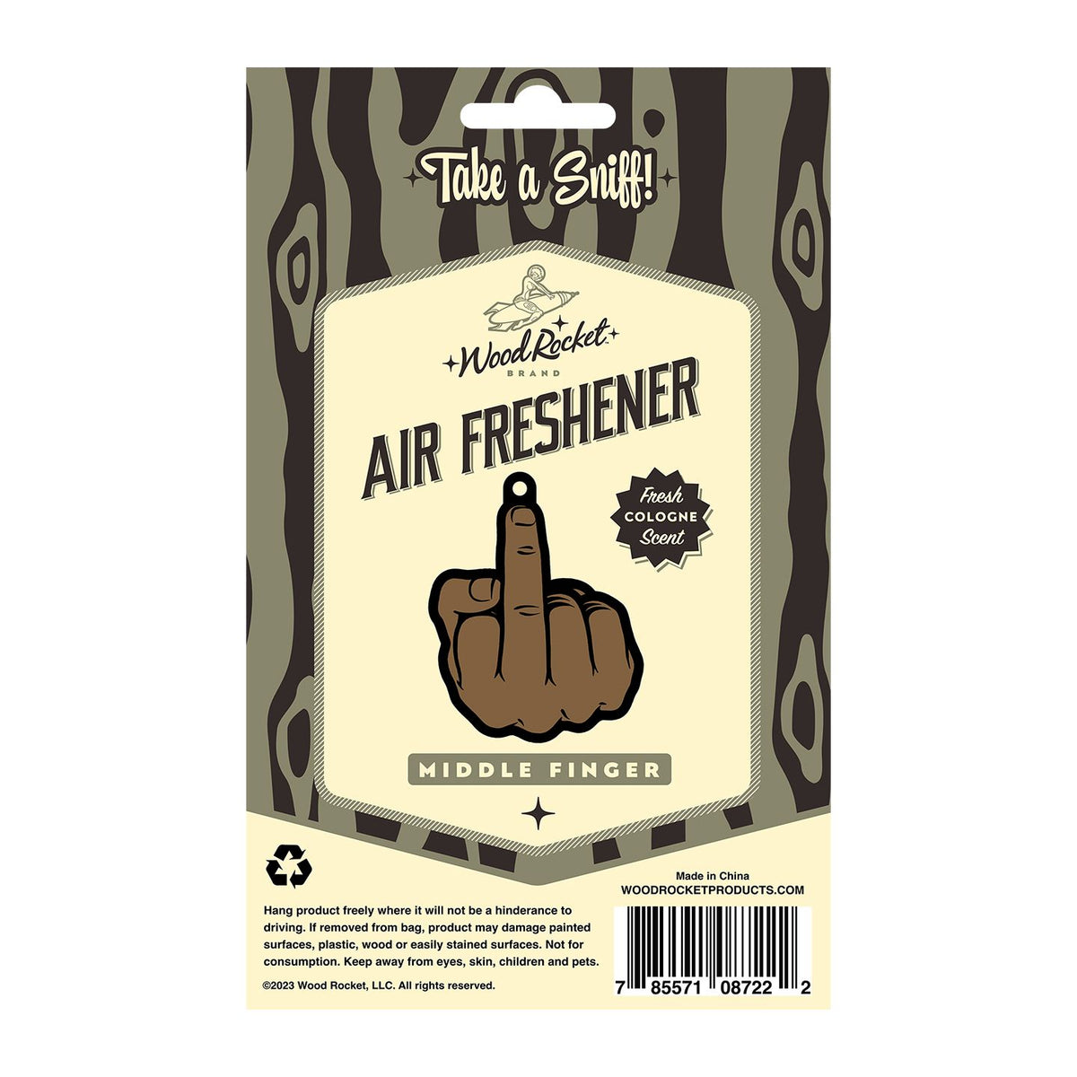 Middle Finger Brown Air Freshner – EP Products Canada