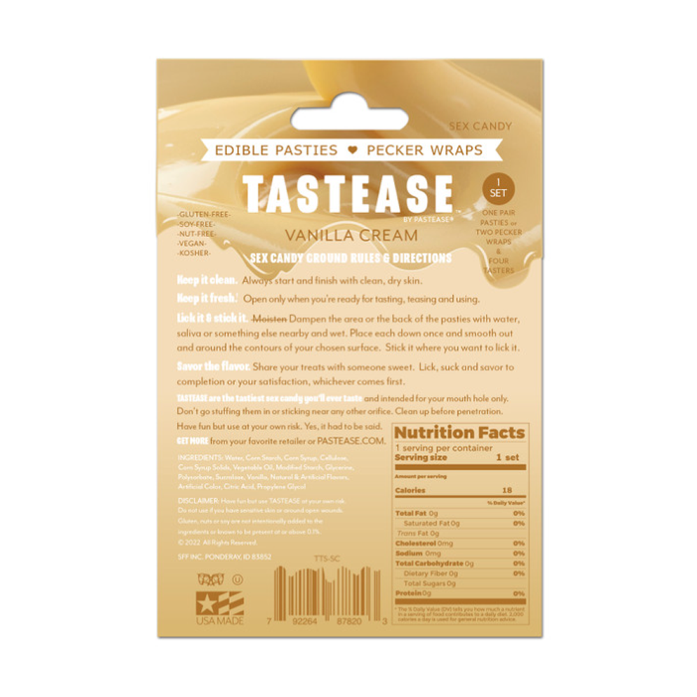 Tastease: Edible Pasties - Sweet Cream – EP Products Canada
